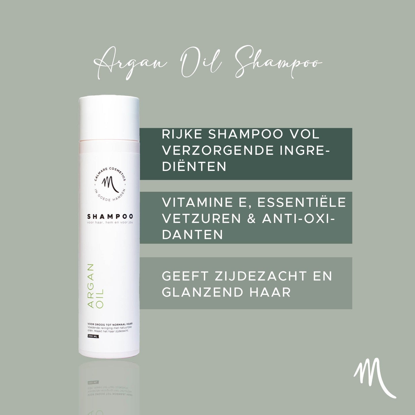 Calmare Argan Oil Shampoo 250 ml – Calmare Cosmetics B.V.